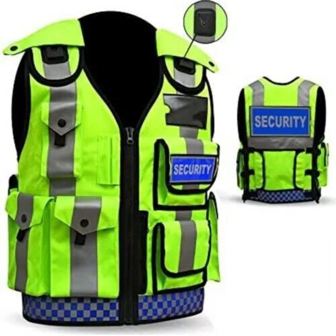 Hi Viz Tactical Vest Enforcement CCTV Tac Security HIGH QUALITY Vest - Etsy