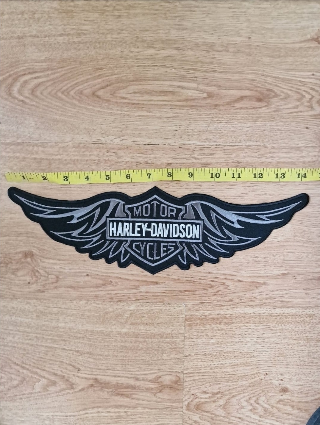 Harley Davidson Embroidered Patch Harley Logo Wing Motorcycle Jacket 15 ...