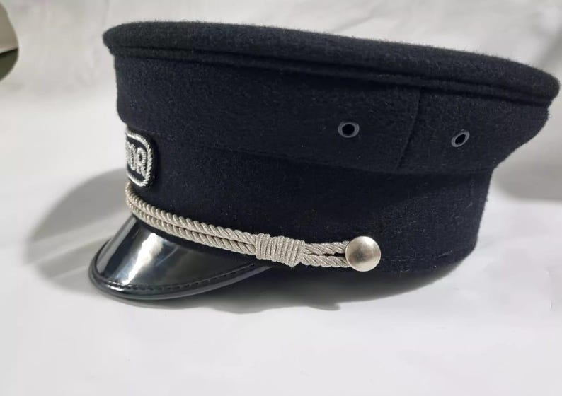 Train Conductor Railway Cap Railroad Officer Style Hat - Etsy