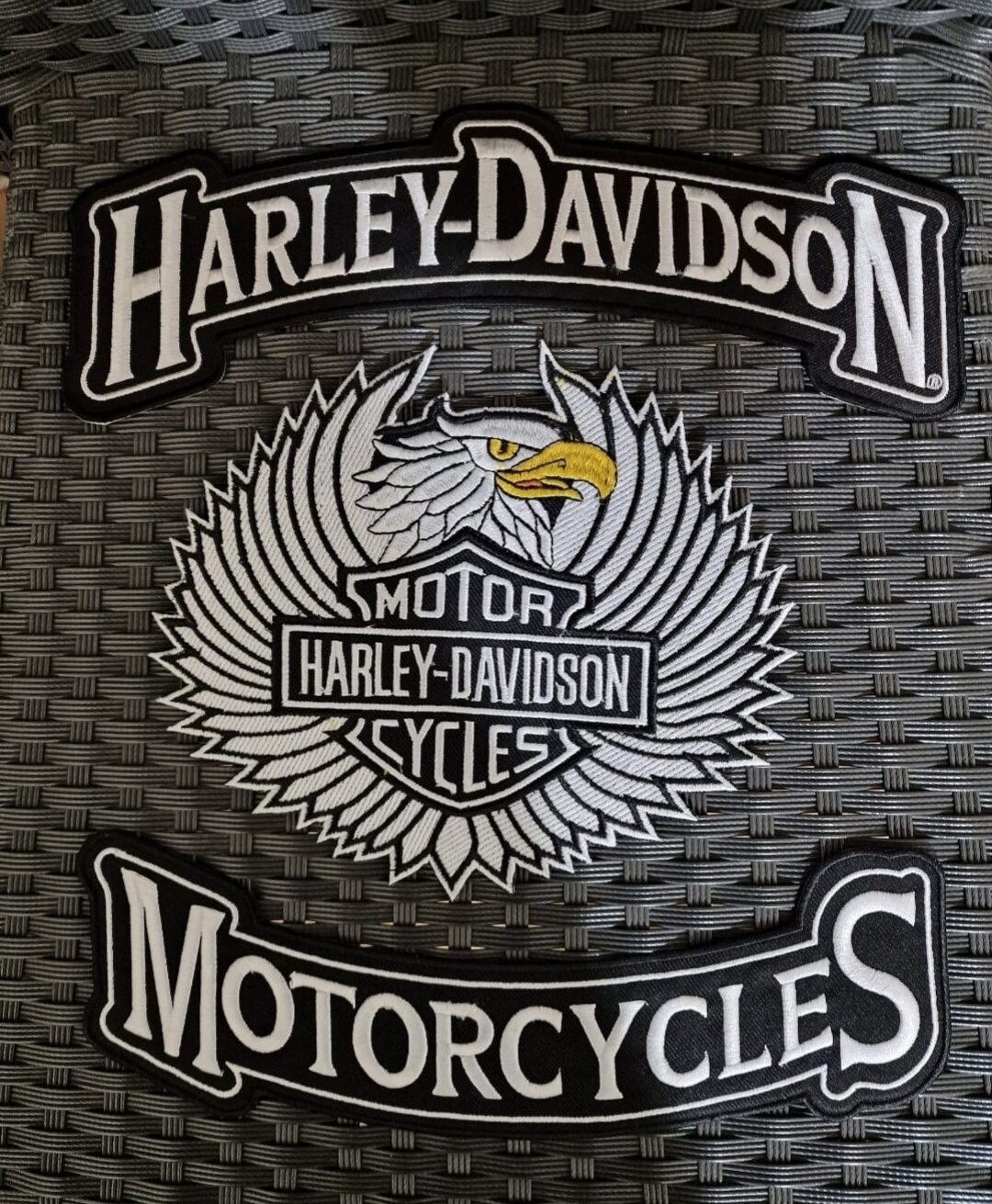 Harley Davidson Motorcycles Biker Patches Jacket - Vest Patches Iron on ...