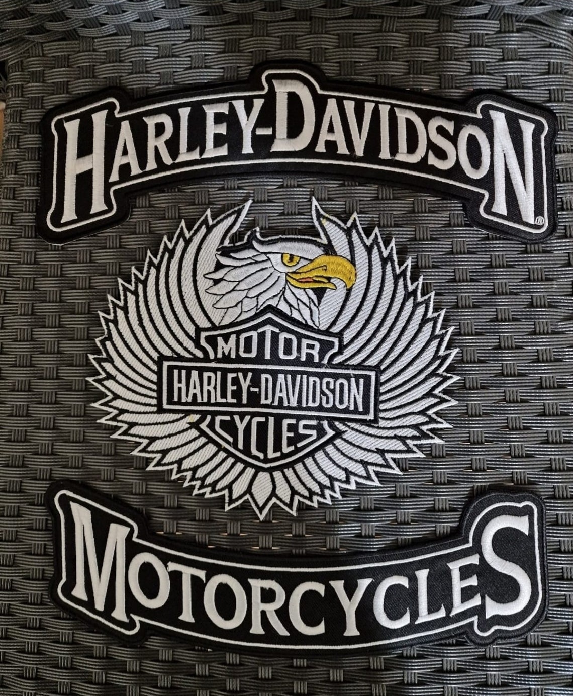 Harley Davidson Motorcycles Biker Patches Jacket - Vest Patches Iron on ...