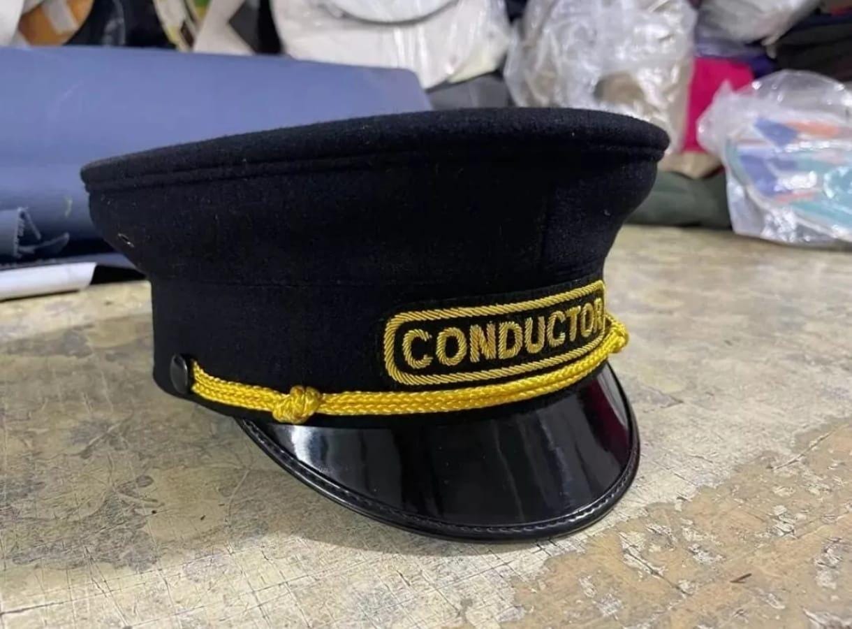 Train Conductor Railway Cap Railroad Officer Style Hat - Etsy