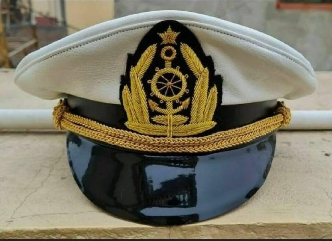 Replica Elegant Sailor Captain Skipper Yacht Cap in Genuine Leather - Etsy