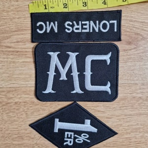 Loners MC Canda Vintage Embroidery Patches Iron On - Etsy