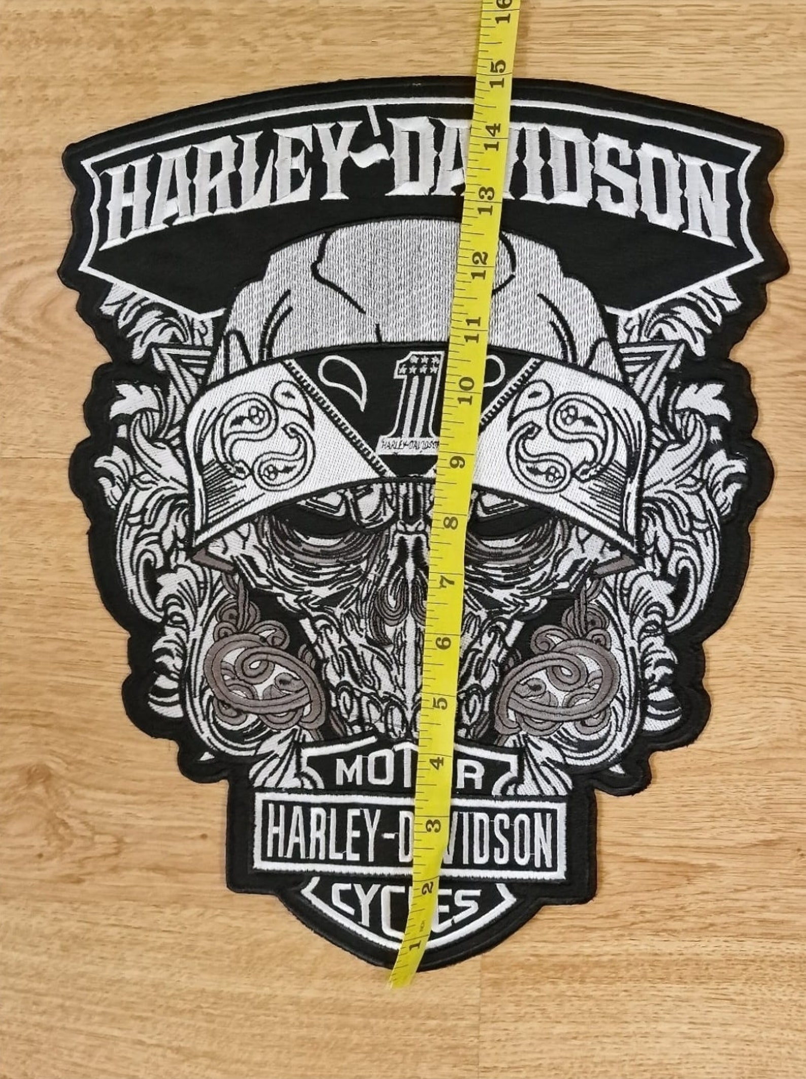 Harley Davidson Willie Rockers Large Embroidery Patch Biker Motorcycle ...