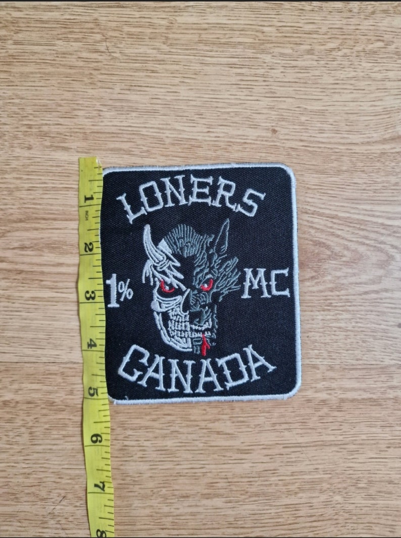 Loners MC Canda Vintage Embroidery Patches Iron On - Etsy