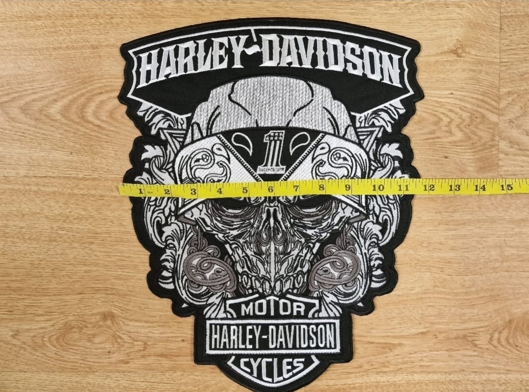 Harley Davidson Willie Rockers Large Embroidery Patch Biker Motorcycle ...