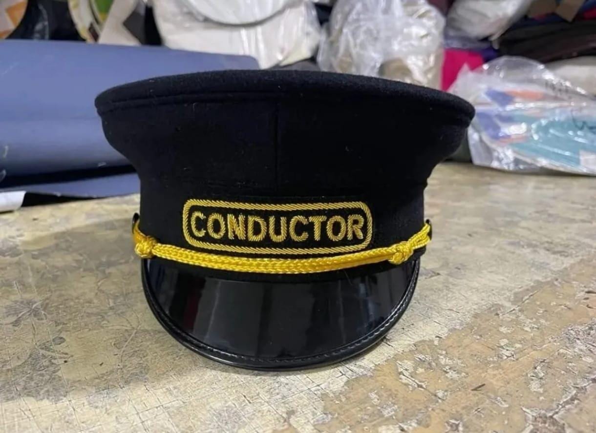 Train Conductor Railway Cap Railroad Officer Style Hat - Etsy
