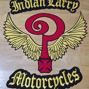 Indian Larry Motorcycle Embroidery Patches Iron On - Etsy