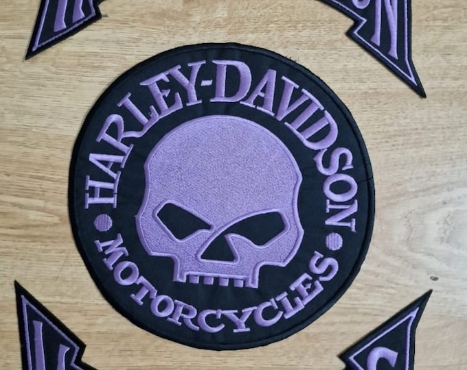 PURPLE QUEEN Patch, Motorcycle Patch, Biker Patch, Embroidered Patch ...