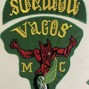 Vagos Nomads Mc 35cm Iron on Embroidered Set - Etsy