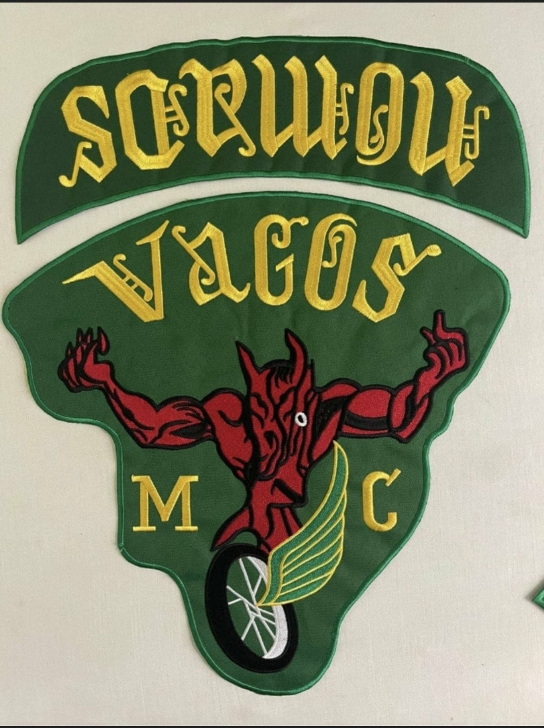 Vagos Nomads Mc 35cm Iron on Embroidered Set - Etsy