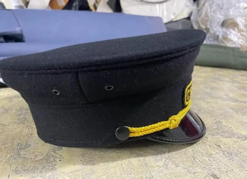 Train Conductor Railway Cap Railroad Officer Style Hat - Etsy