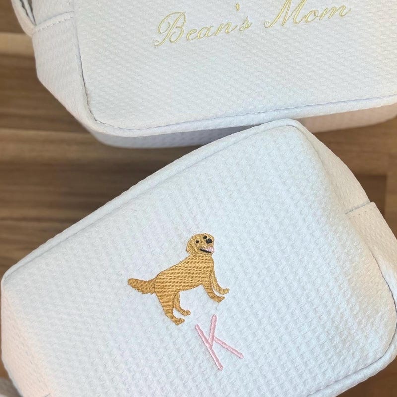 Monogram Makeup Bag Dog - Etsy