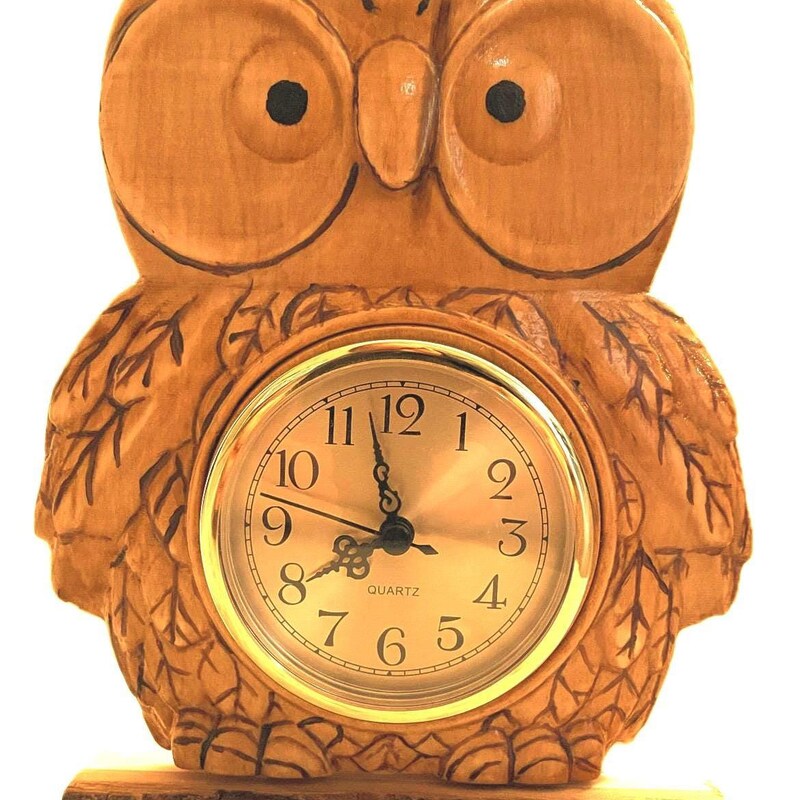 Owl Clock - Etsy