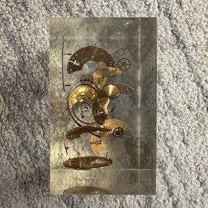 Clock in Acrylic Glass by Pierre Giroudon, France, 1970s - Etsy