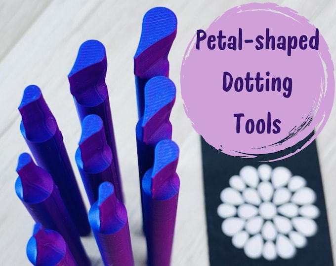 Dotting Tool for Dot Painting Mandalas, Petal Shaped, Teardrop, Tear ...