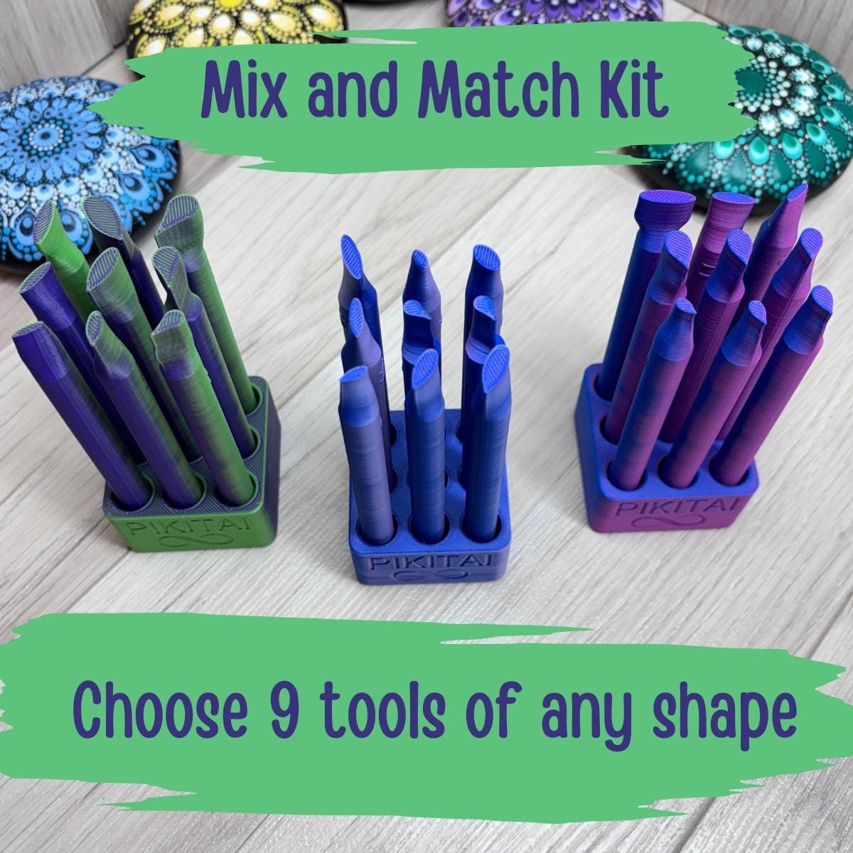 Mix and Match, Kit of Dotting Tool for Dot Painting, Mandalas, Petal ...