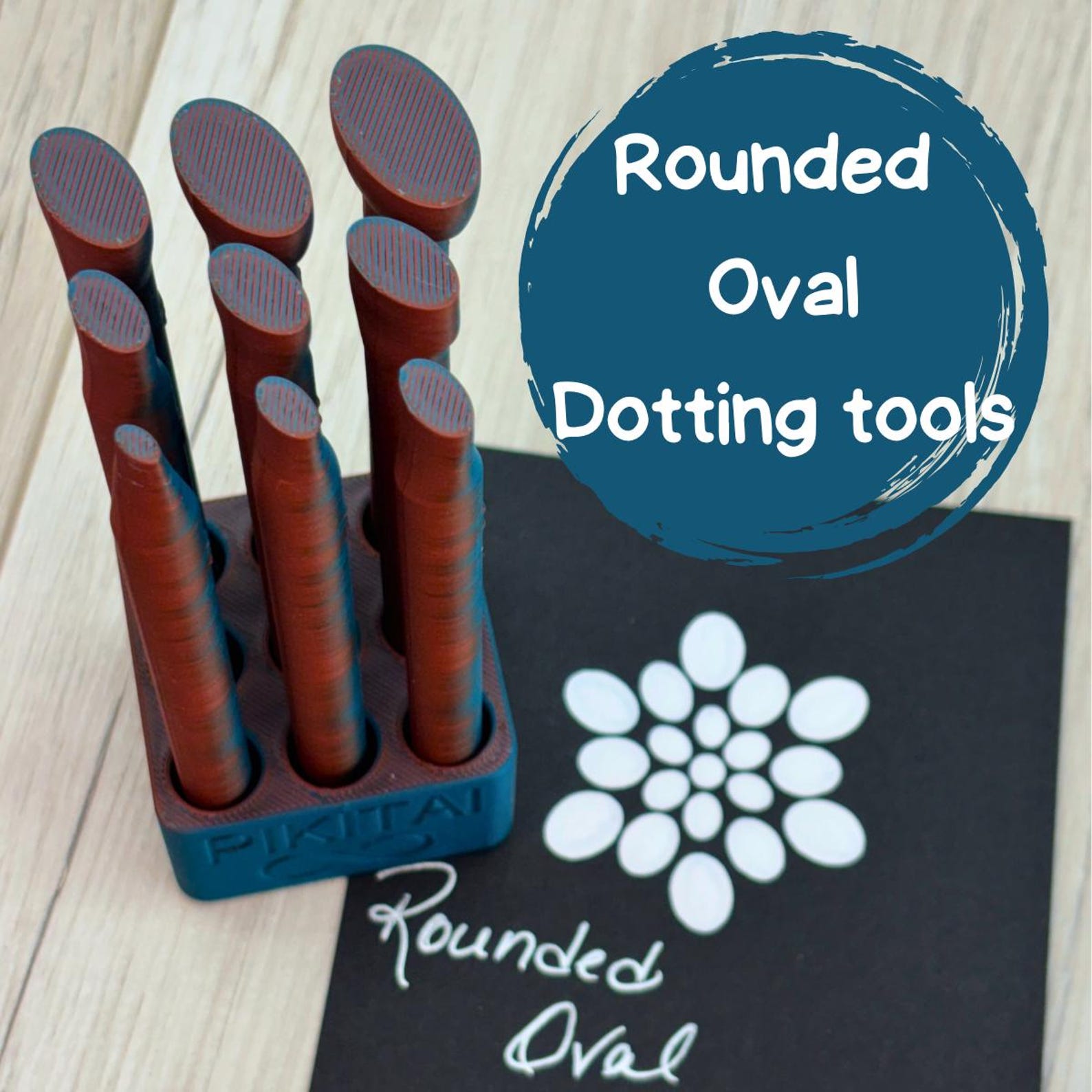 Rounded Oval Shaped Dotting Tools – Mandala, Pointillism, Paint ...