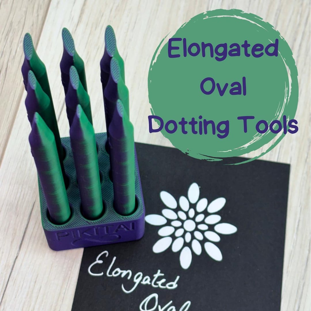Elongated Oval Shaped Dotting Tools – Mandala, Pointillism, Paint ...