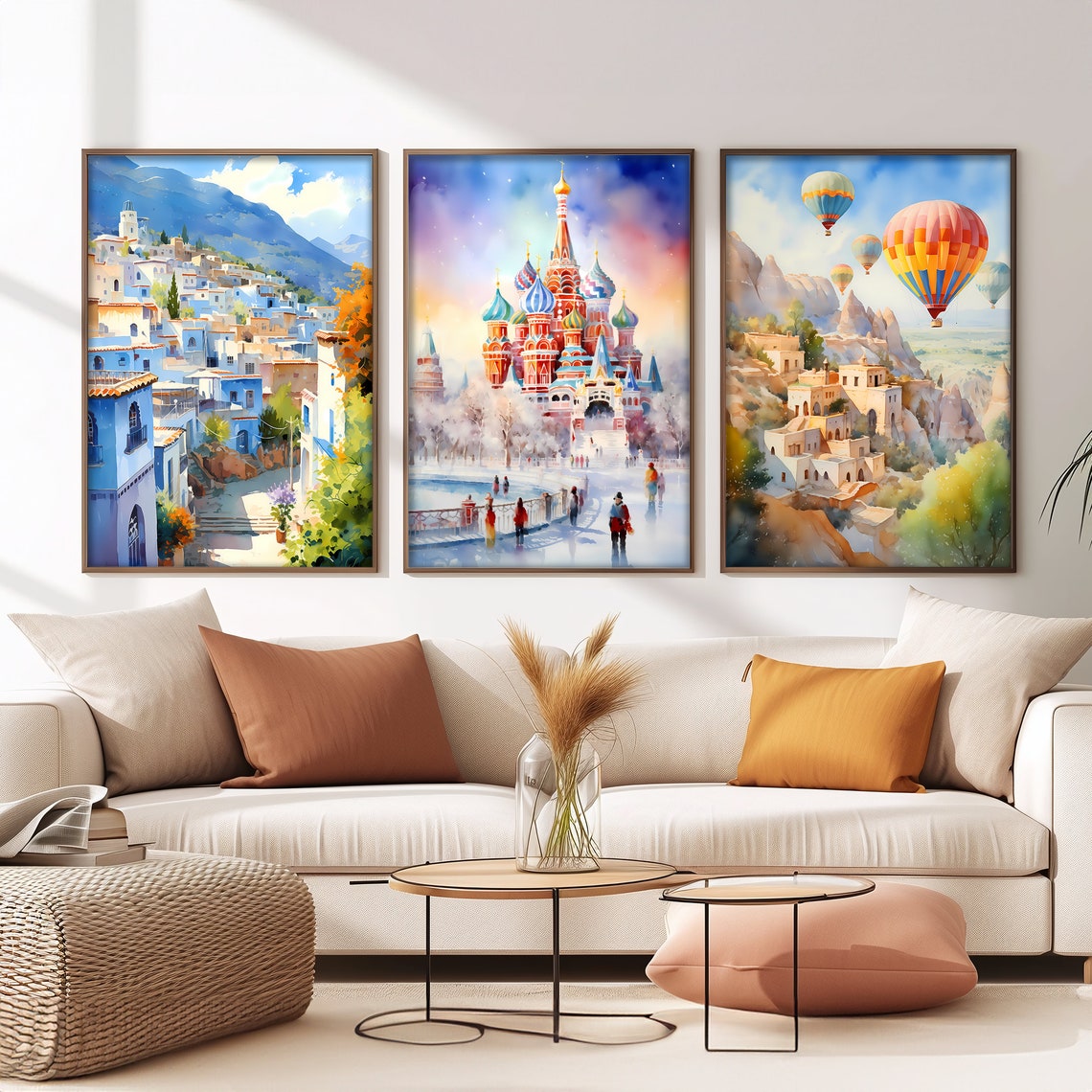 Harbin Ice Festival Watercolor Poster Travel Art Print China Landscape ...