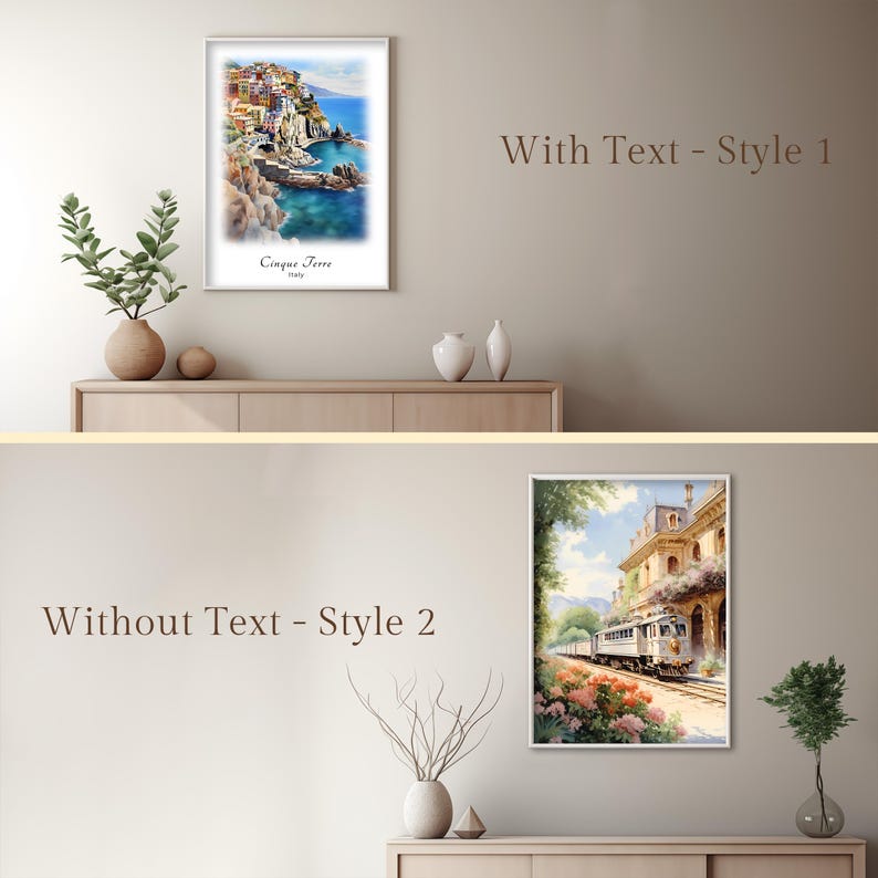 Ronda Watercolor Poster Travel Art Print Spain Landscape Art Decor ...