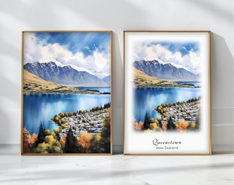 Salar De Uyuni Watercolor Poster Travel Art Print Bolivia Landscape Art ...