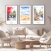 Gobi Desert Watercolor Poster Travel Art Print Mongolia Landscape Art ...