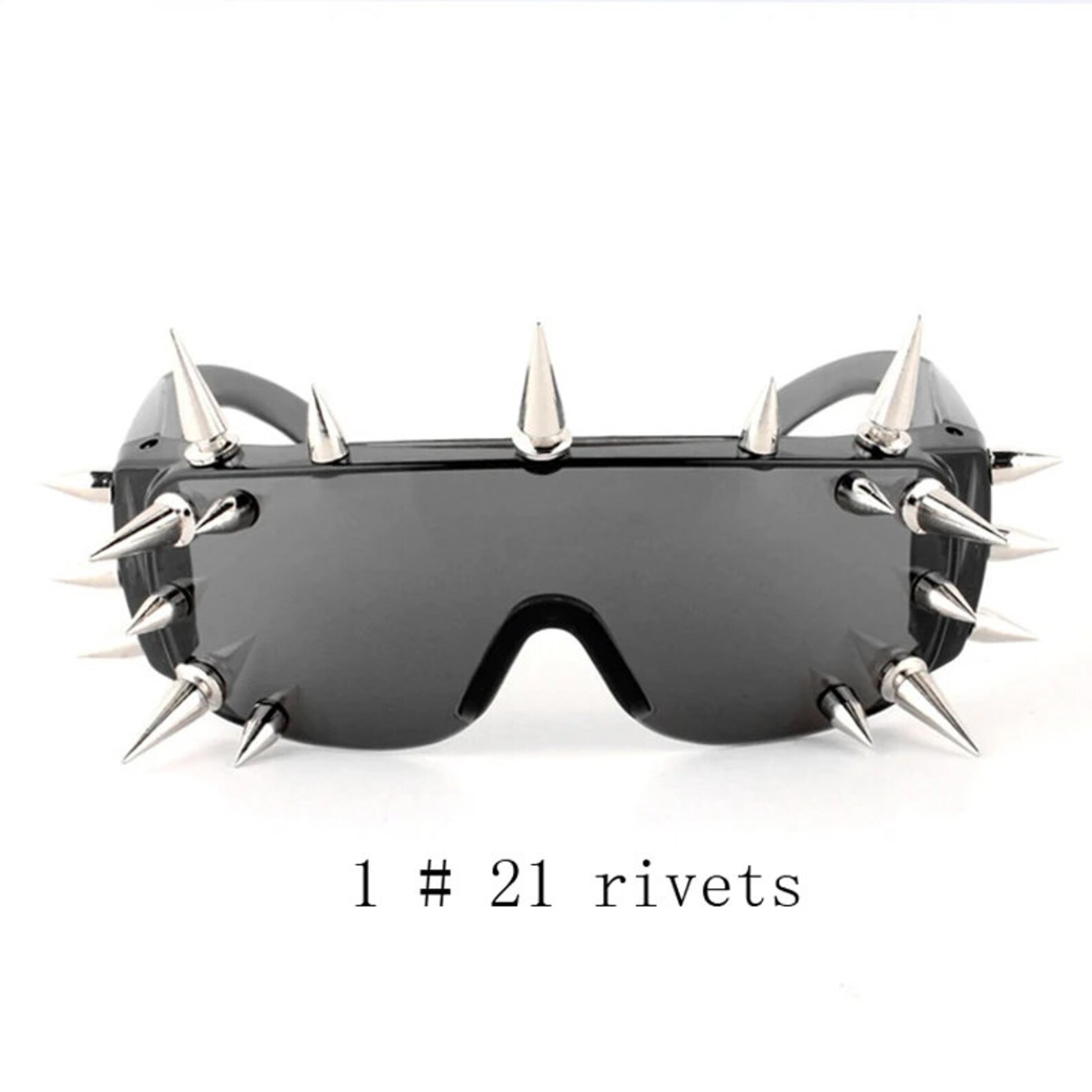 Spiked Sunglasses Futuristic Shades Windproof Designer - Etsy