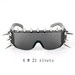 Spiked Sunglasses Futuristic Shades Windproof Designer - Etsy