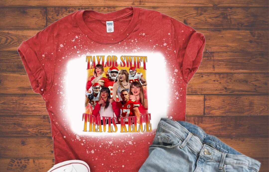 Taylor Swift and Travis Kelce Bootleg T-shirt - Etsy