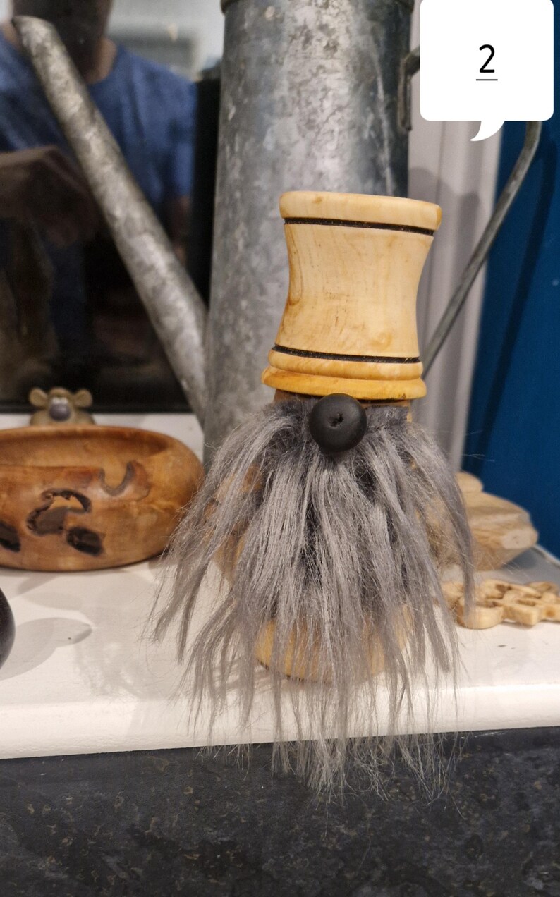 Gonk- Handmade Wood Turned Norwegian Gnome - Etsy UK