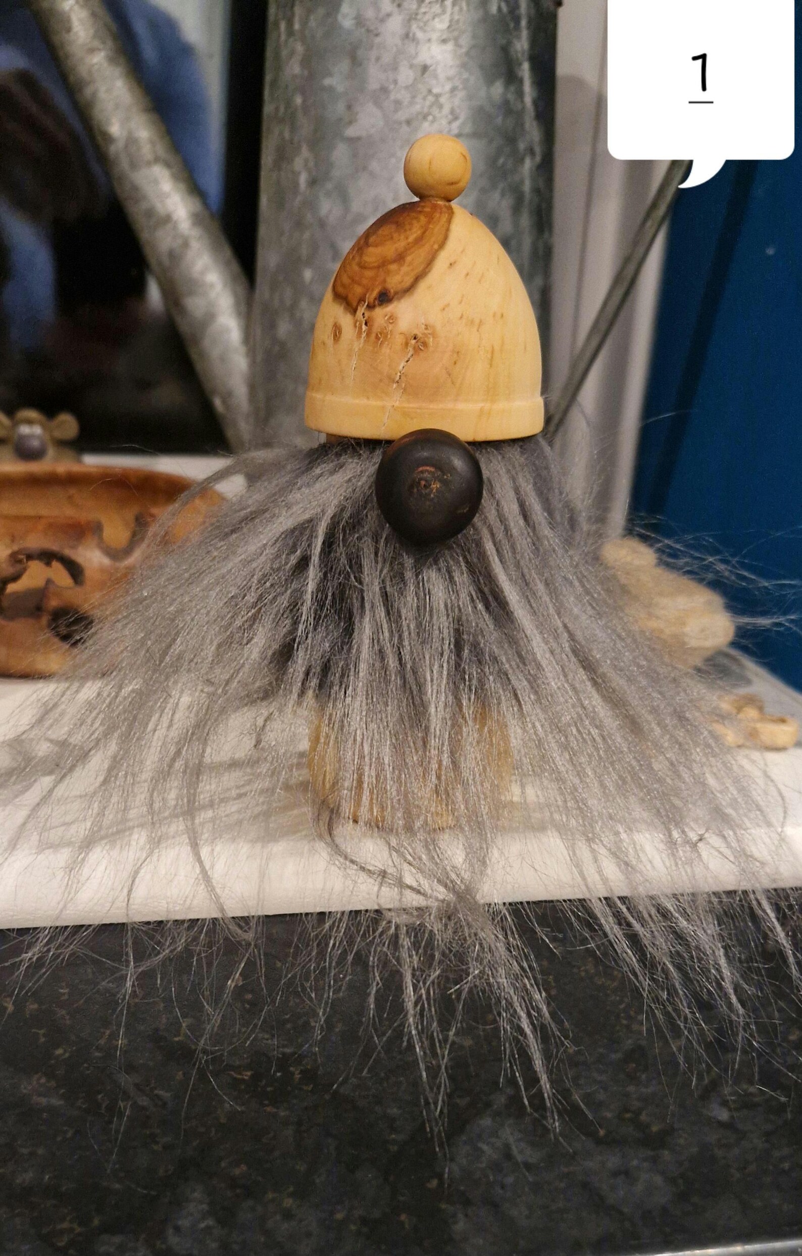 Gonk- Handmade Wood Turned Norwegian Gnome - Etsy UK
