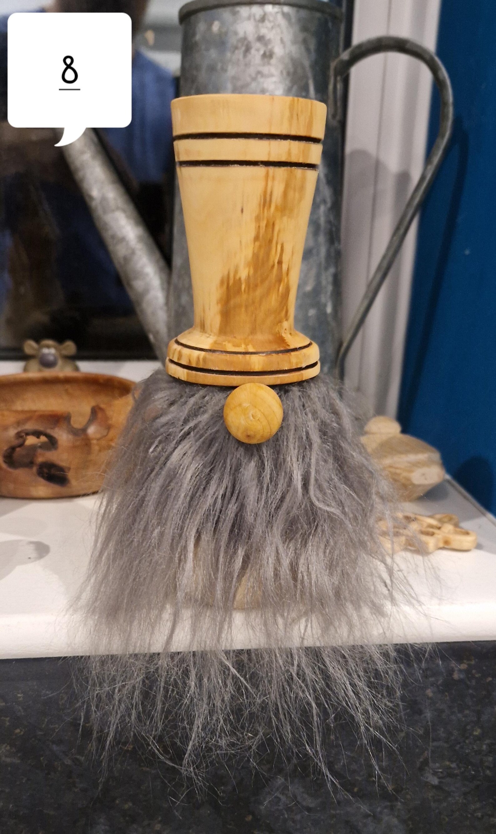 Gonk- Handmade Wood Turned Norwegian Gnome - Etsy UK