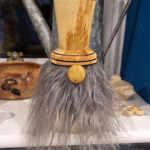 Gonk- Handmade Wood Turned Norwegian Gnome - Etsy UK