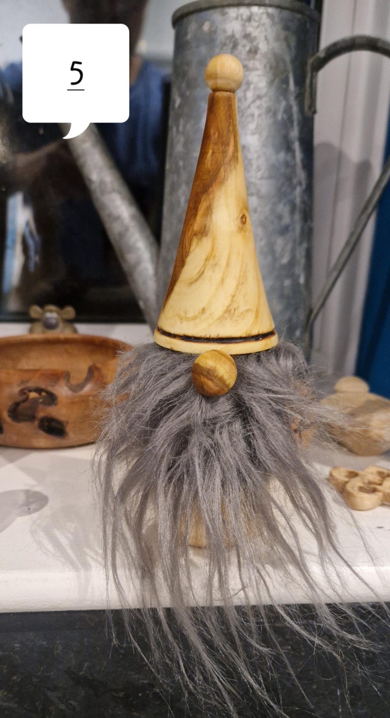 Gonk- Handmade Wood Turned Norwegian Gnome - Etsy UK