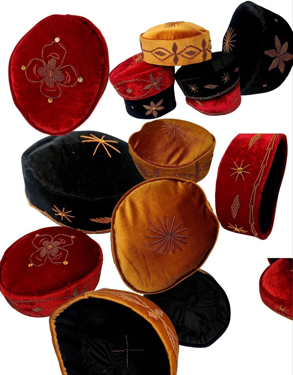 African Tribal Round Hat for Men, Multi-coloured - Etsy