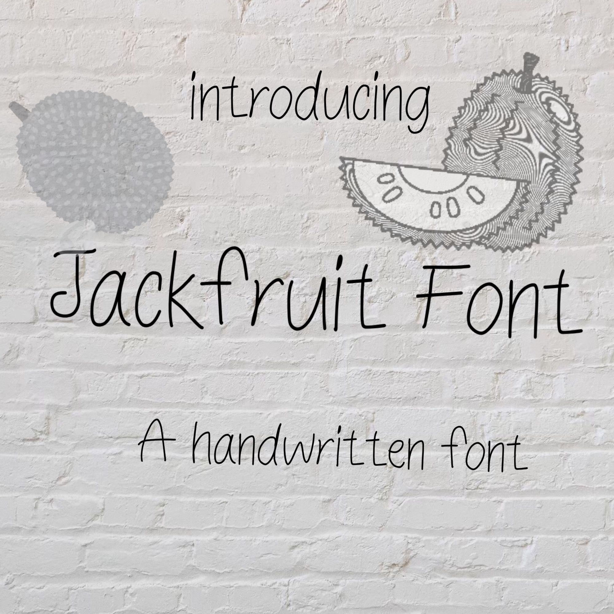Jackfruit Font a Neat Handwritten Font Digital Font Clear Handwriting ...