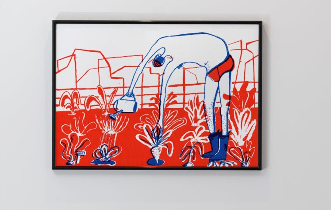 Dirty Vegetable Garden | A4 Screen Print - Etsy