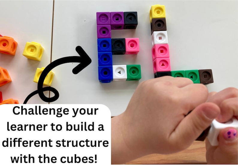 Tower Learning Bag. Busy Bag. Cubes. Fine Motor. Toddler. Play ...