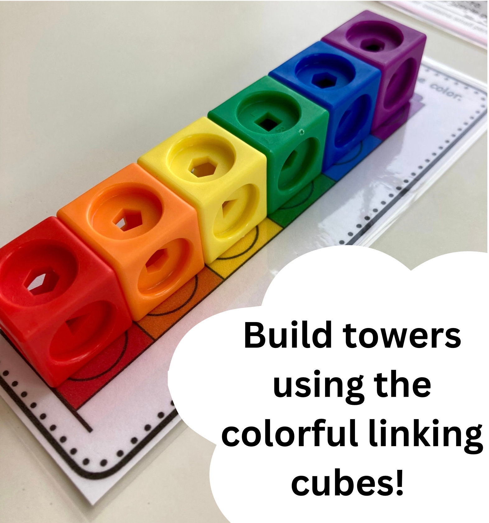 Tower Learning Bag. Busy Bag. Cubes. Fine Motor. Toddler. Play. Preschool. Kindergarten ...