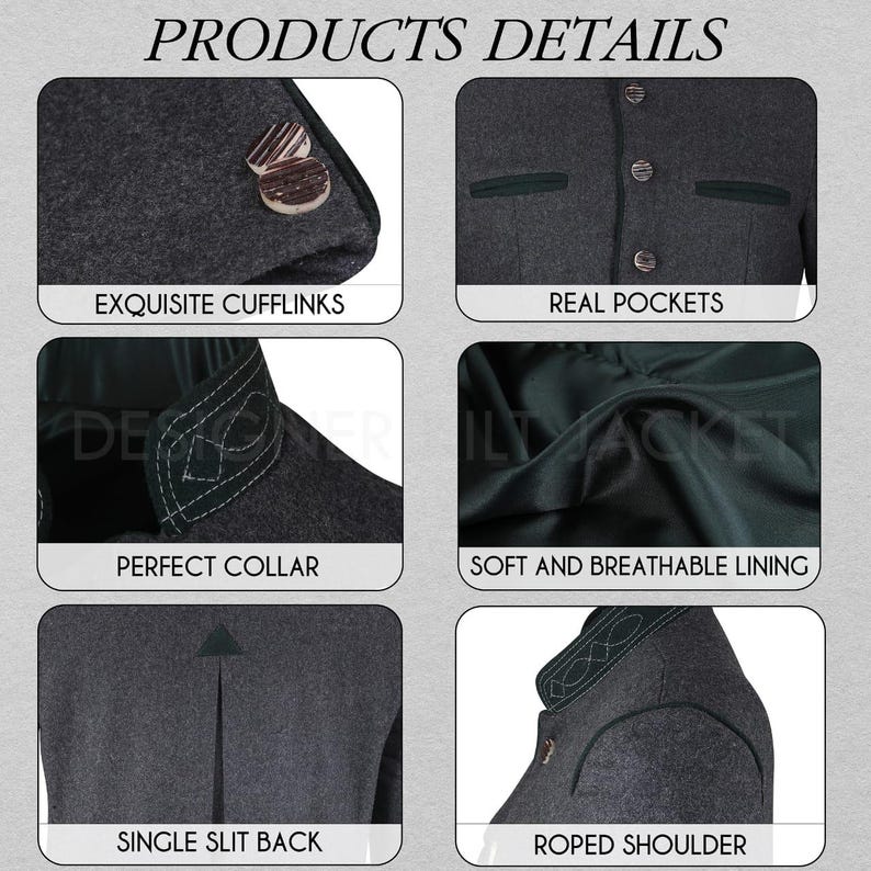Men’s German Tyrolean Jacket | Bavarian Wool Jacket | Austrian Trachten ...