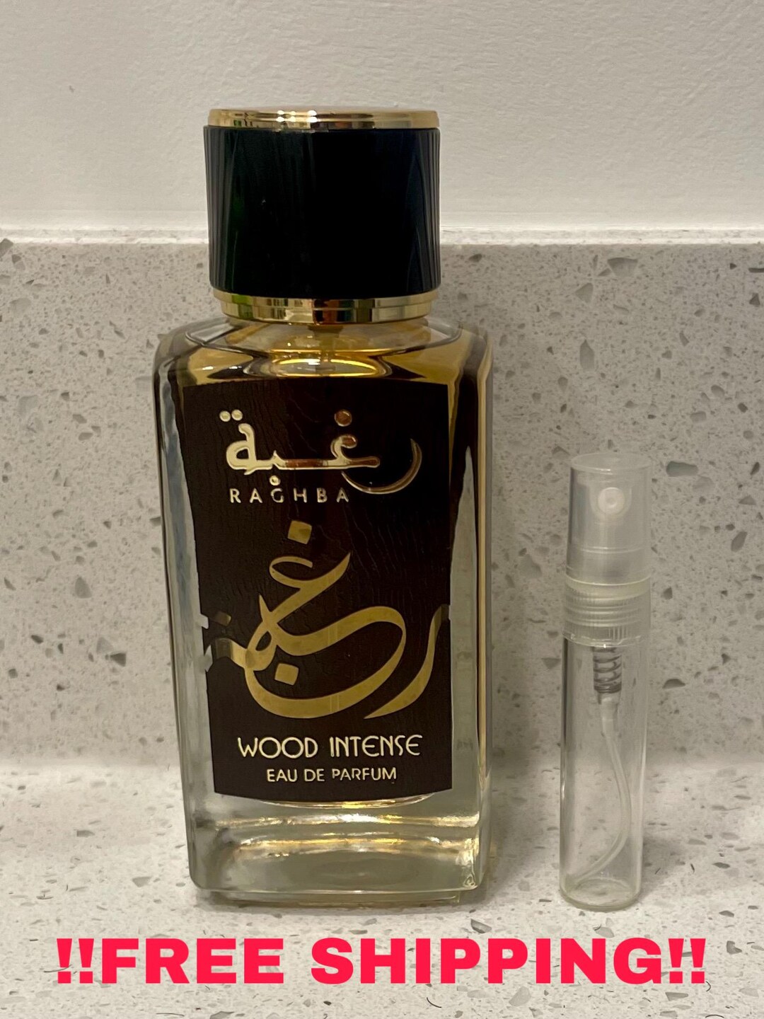 5ml Raghba Wood Intense Lattafa Men Cologne - Etsy