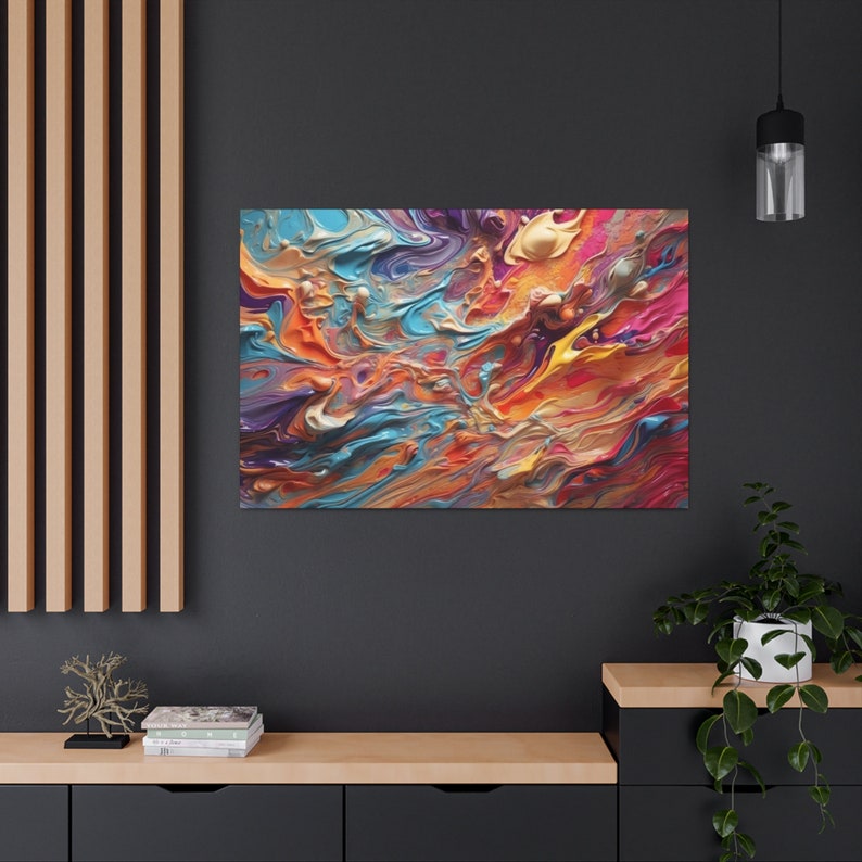 Abstract Multicolor Digital Painting - Etsy