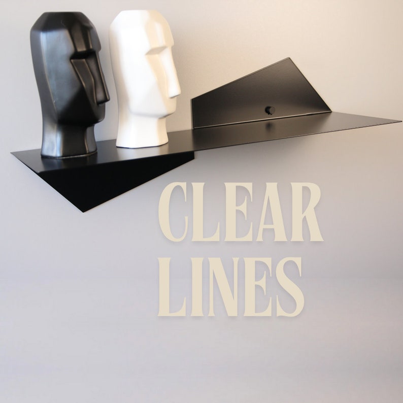 Black Shelf migda for the Living Room, Bedroom, Office, Bathroom ...