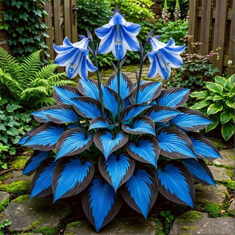 Midnight Blue Hosta Seeds - Etsy