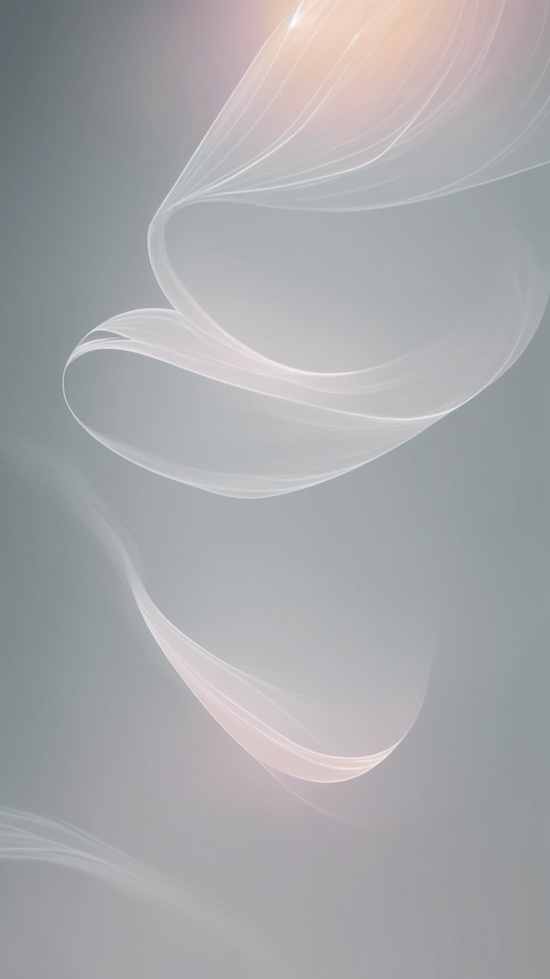 Soft Colors, Ethereal Patterns, and Light Rays for a Calming Phone ...