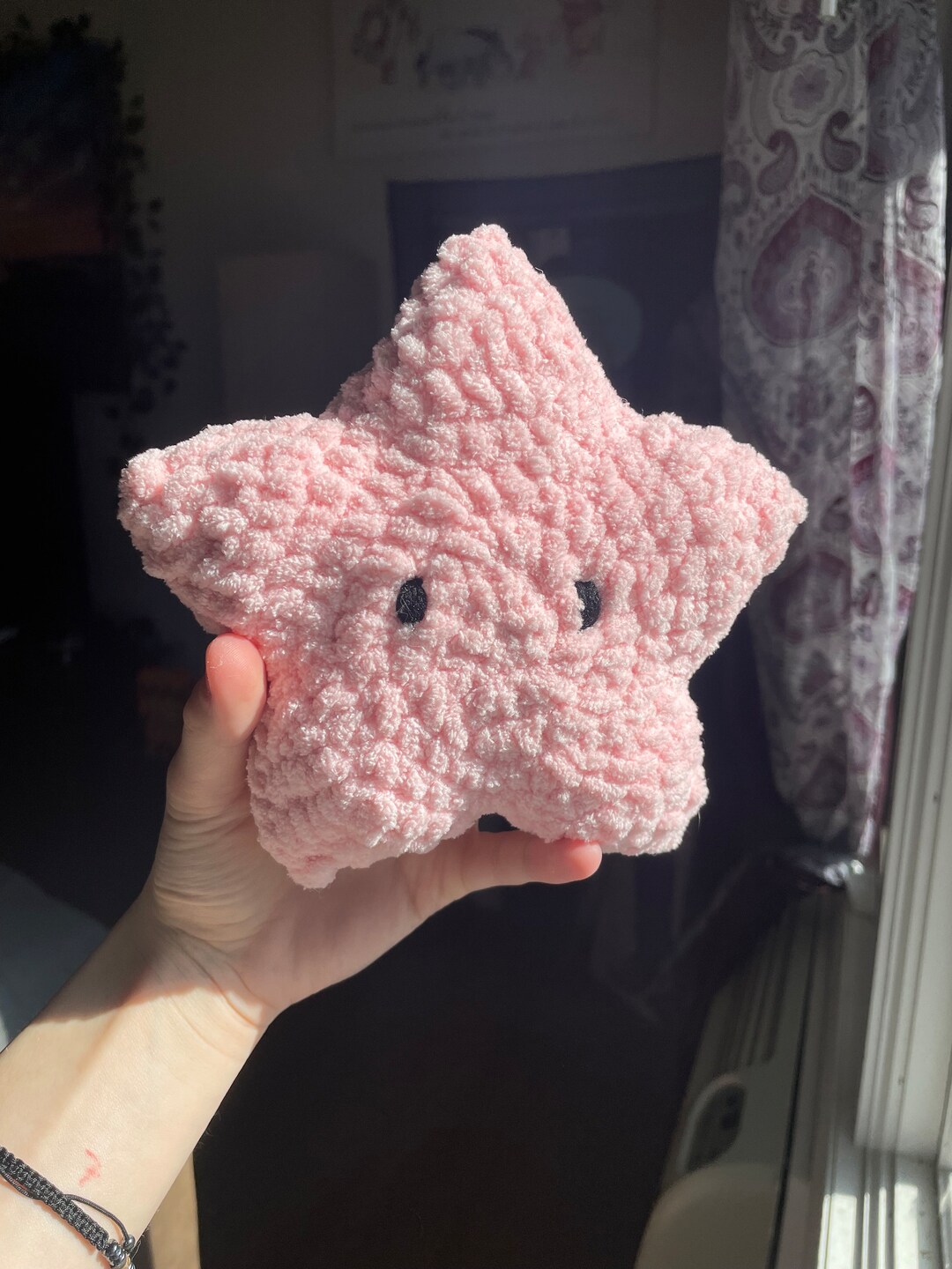 Crochet Star Plushie Pink - Etsy