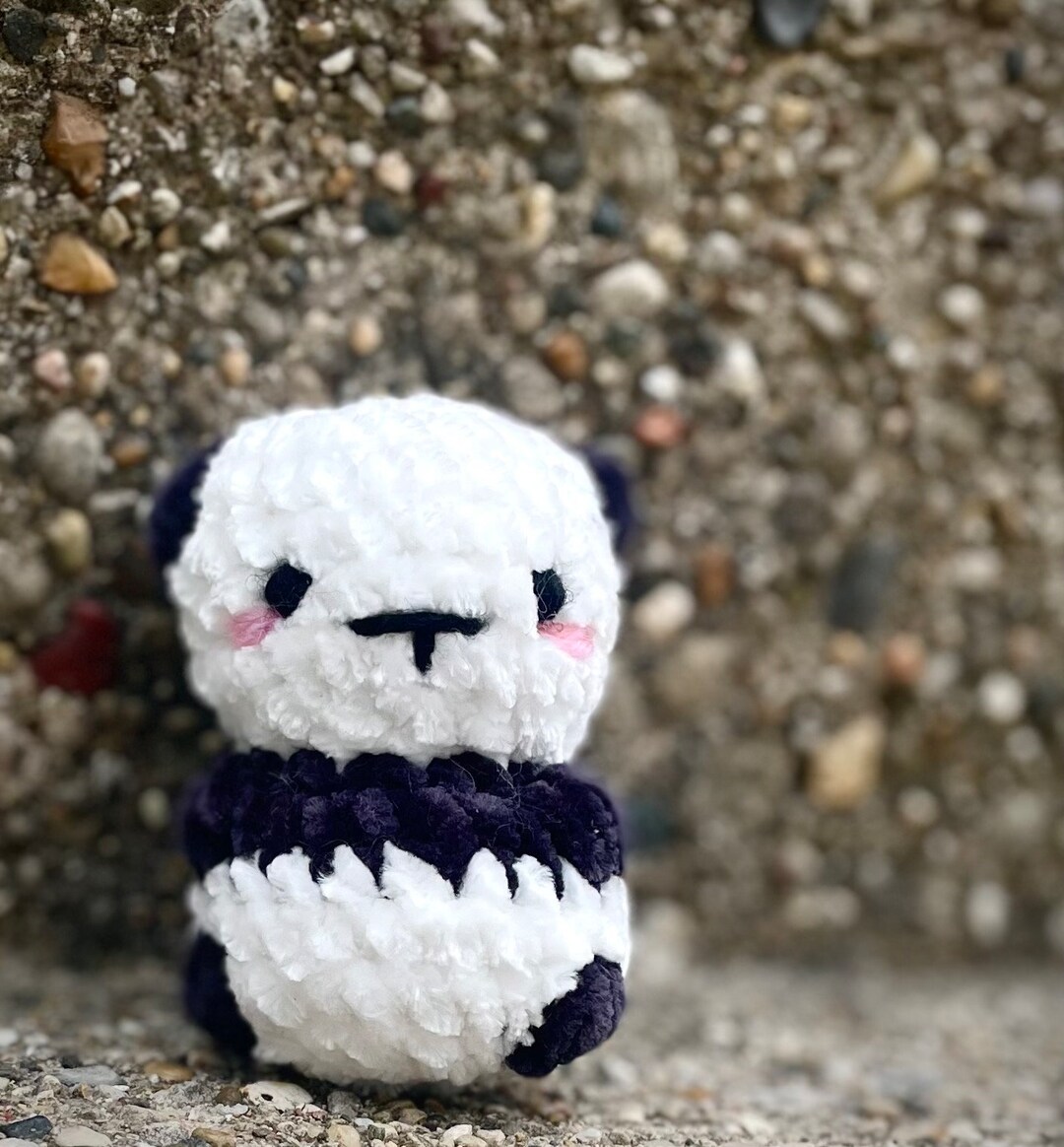 Crochet Pocket Panda Squish Toy - Etsy