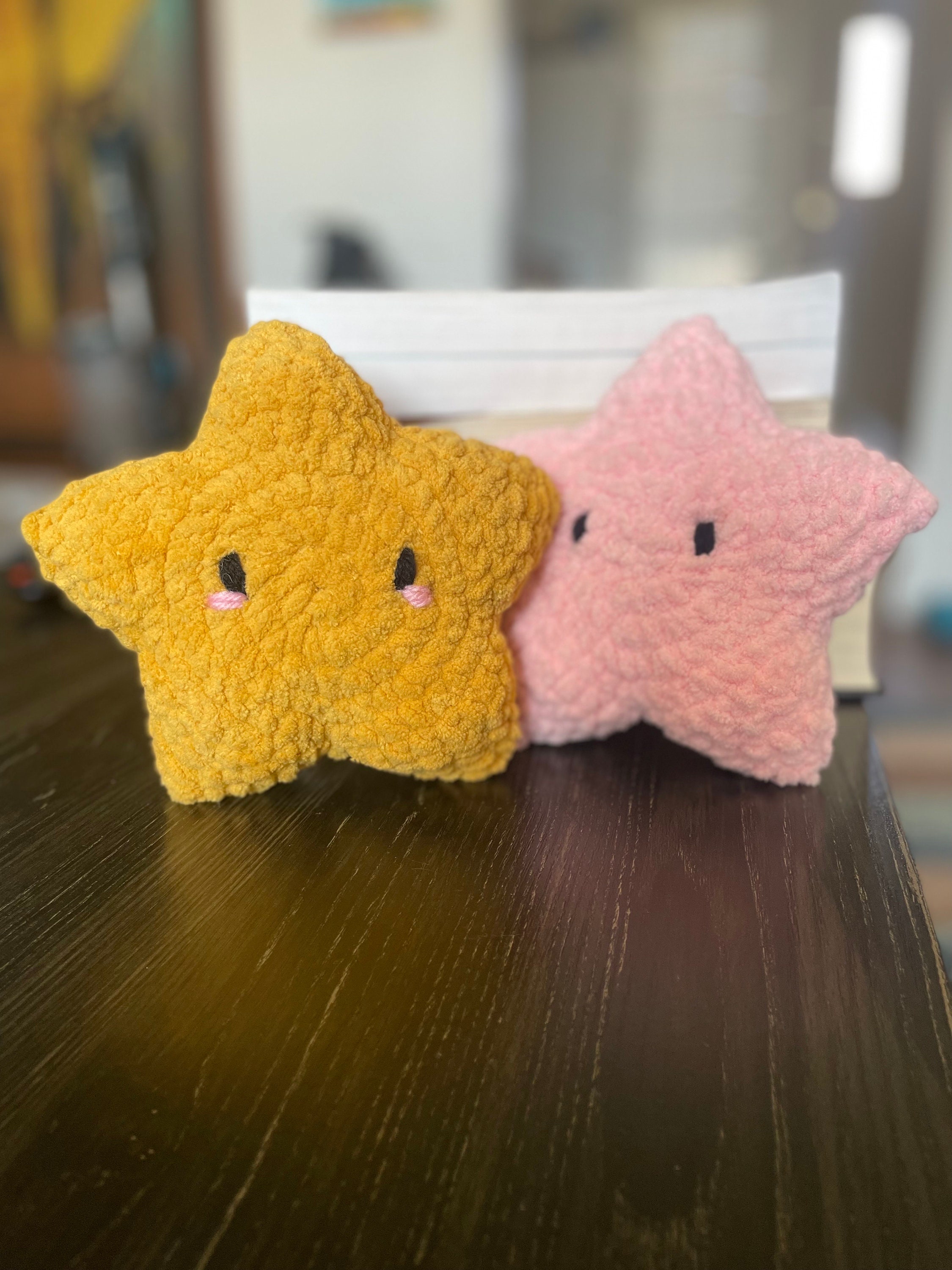 Crochet Star Plushie Yellow - Etsy